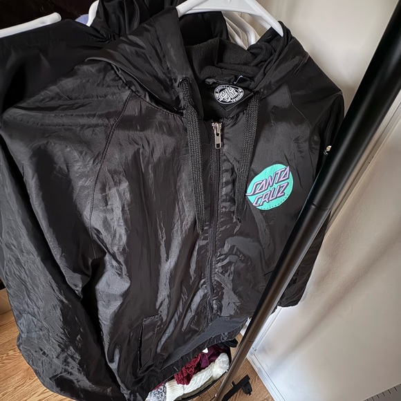 Santa Cruz Skateboards | Jackets & Coats | Santa Cruz Black Jacket With ...